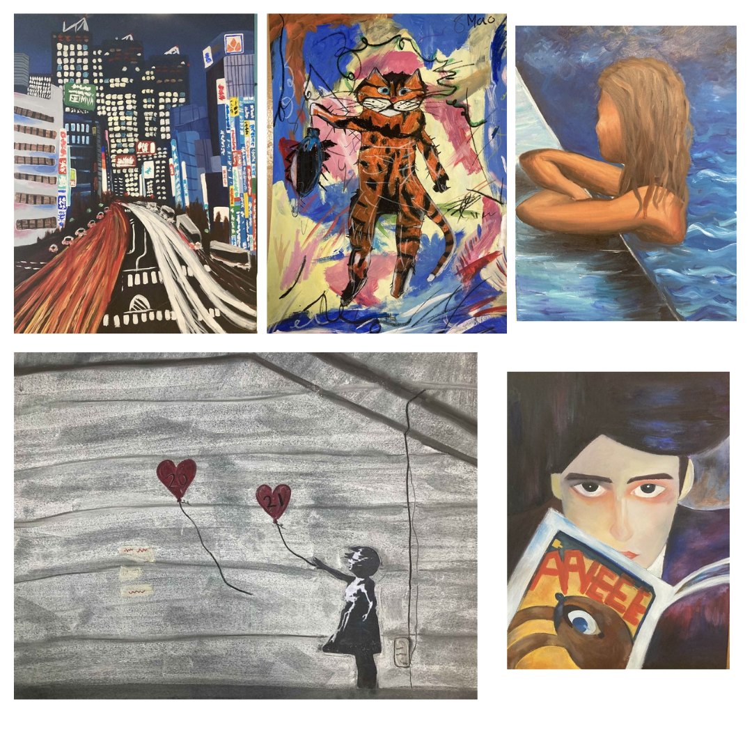 The Grade 10 Art Class