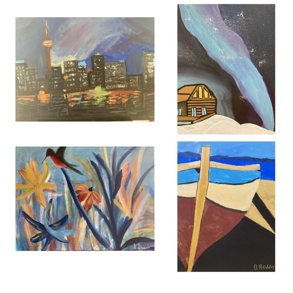 Grade 10 Acrylic Paintings